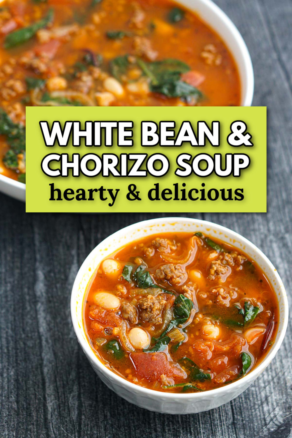 Soup with Chorizo and Beans Recipe | easy & flavorful hearty soup