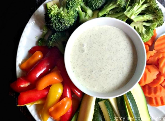 High Protein Dip for Veggies - Low Carb