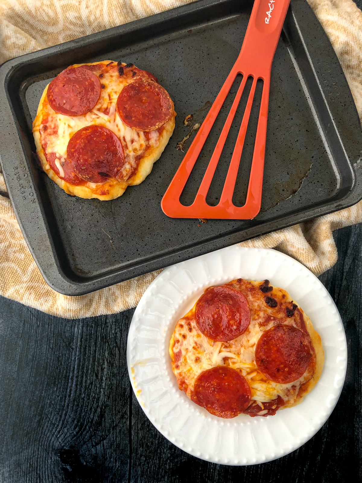 Mini Frozen Pizzas using 2 Ingredient Pizza Dough - easy and tasty dinner!