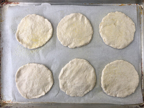 Mini Frozen Pizzas using 2 Ingredient Pizza Dough - easy and tasty dinner!