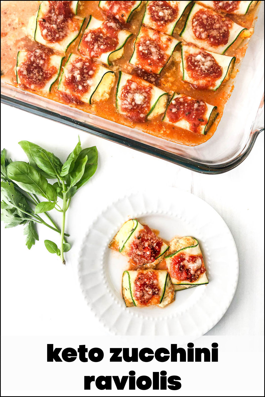 Keto Zucchini Ravioli Roll Ups - a healthy, low calorie, gluten free ...