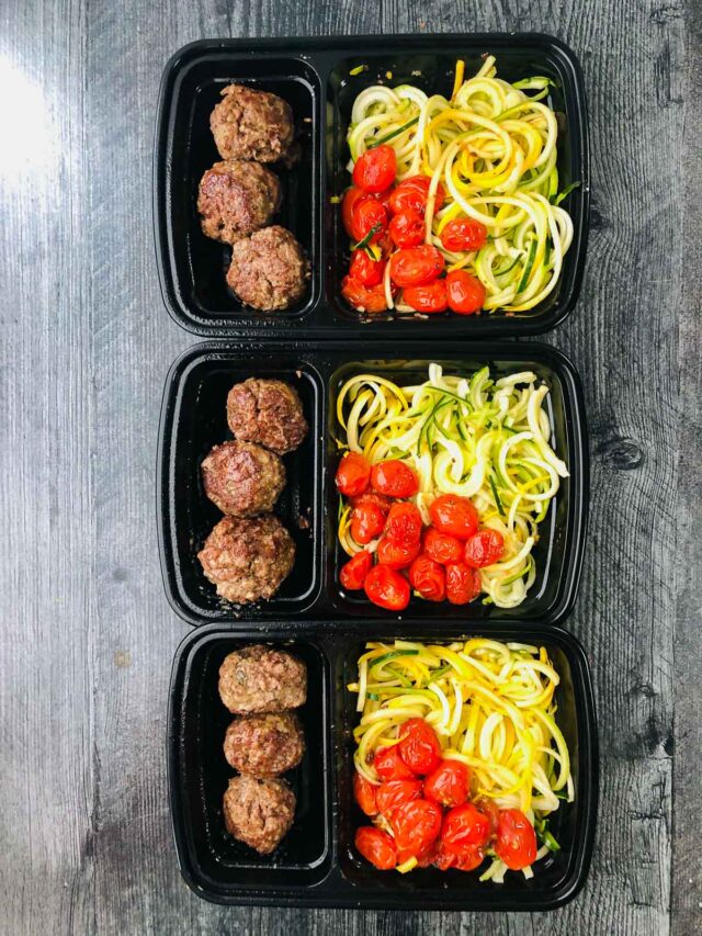 Healthy Homemade Frozen Microwave Meals | gluten free and high protein