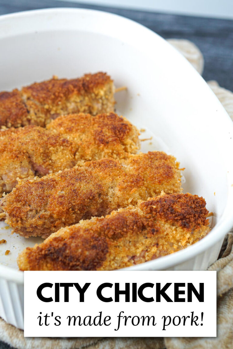 City Chicken Recipe - easy and tasty family weeknight dinner!