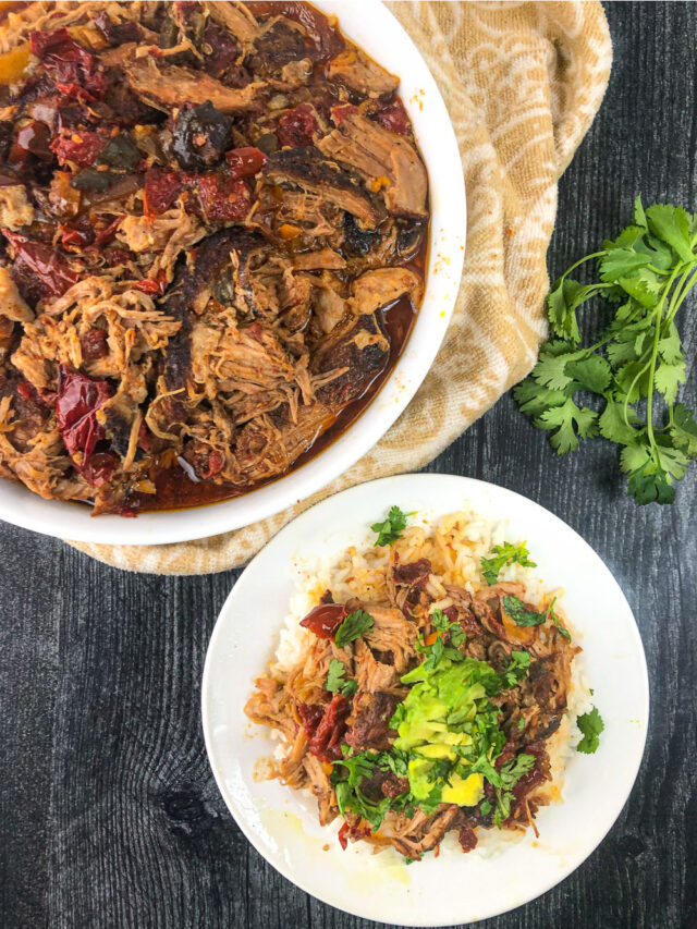 Chipotle Pulled Pork Recipe in the Slow Cooker - tasty low carb dinner!