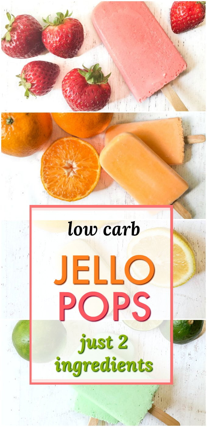 Low Carb Jello Pops - just 2 ingredients for this keto frozen treat ...