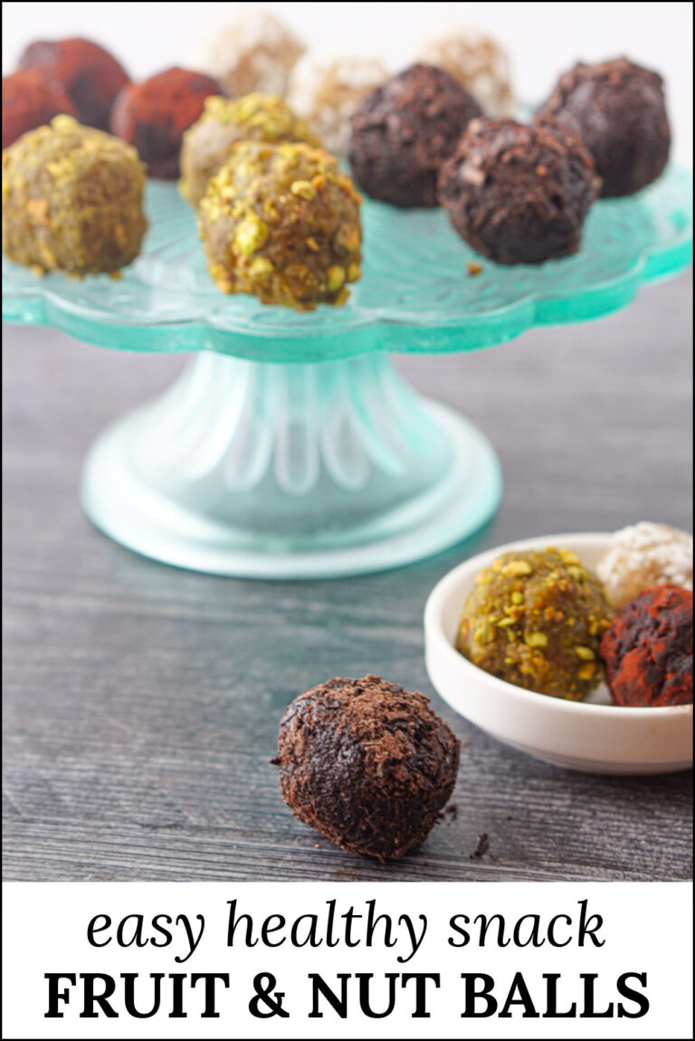 Dried Fruit Balls Recipe - an easy and healthy snack or dessert!