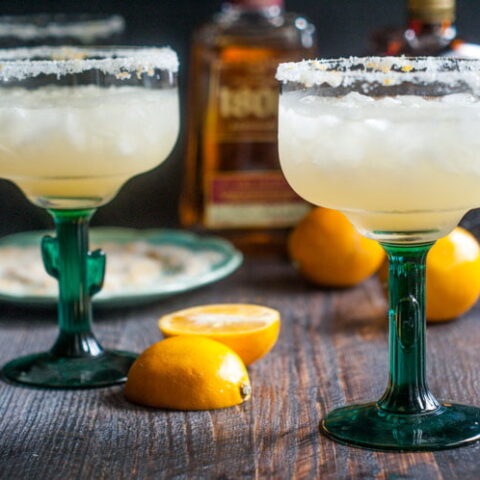 Simple Meyer Lemon Margaritas