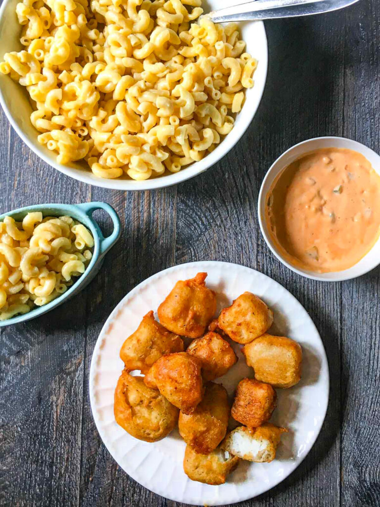 Easy Beer Battered Cod Nuggets Recipe | & sriracha tartar sauce