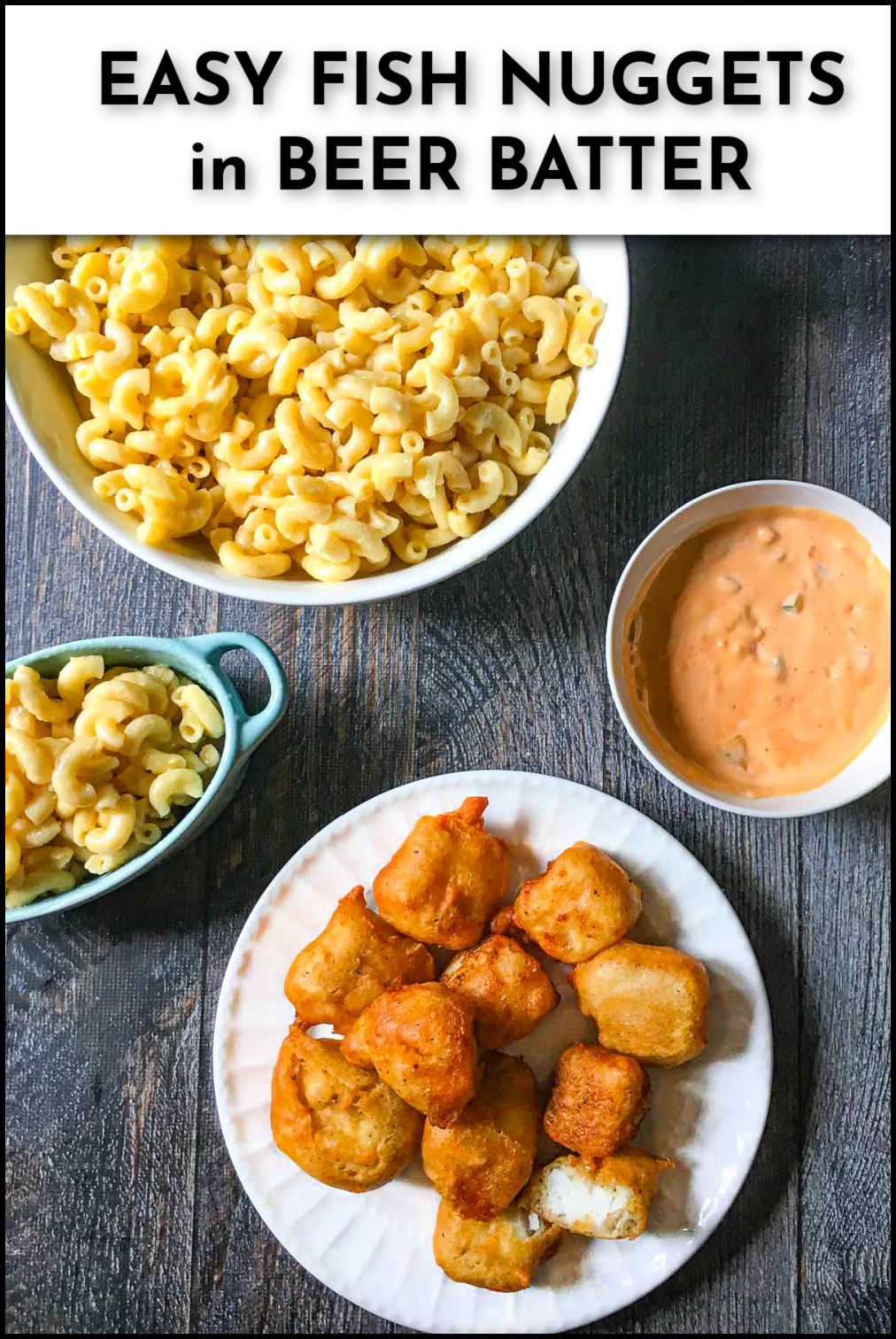 Easy Beer Battered Cod Nuggets Recipe | & sriracha tartar sauce