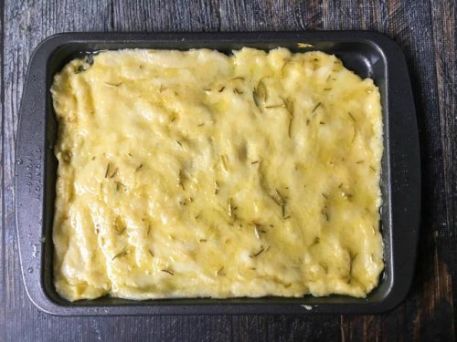 Easy Keto Fathead Flatbread Recipe With Rosemary & Garlic