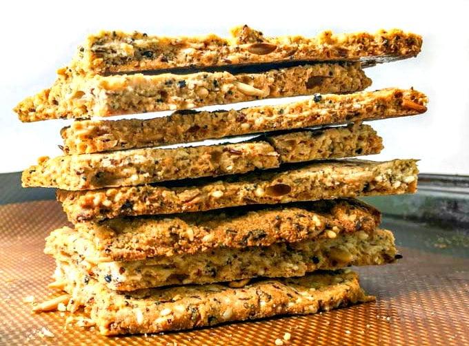 Low Carb Gluten Free Crispbread - Make Your Own using Nuts and Seeds ...