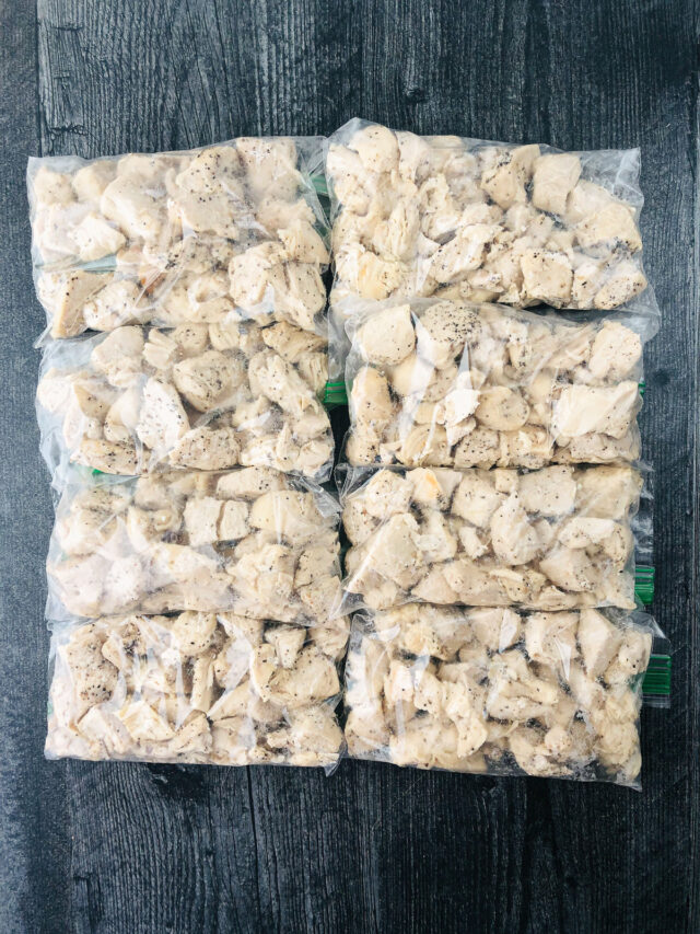 Instant Pot Chicken Cubes for Easy Keto Meal Prep Recipes & Meal Plans