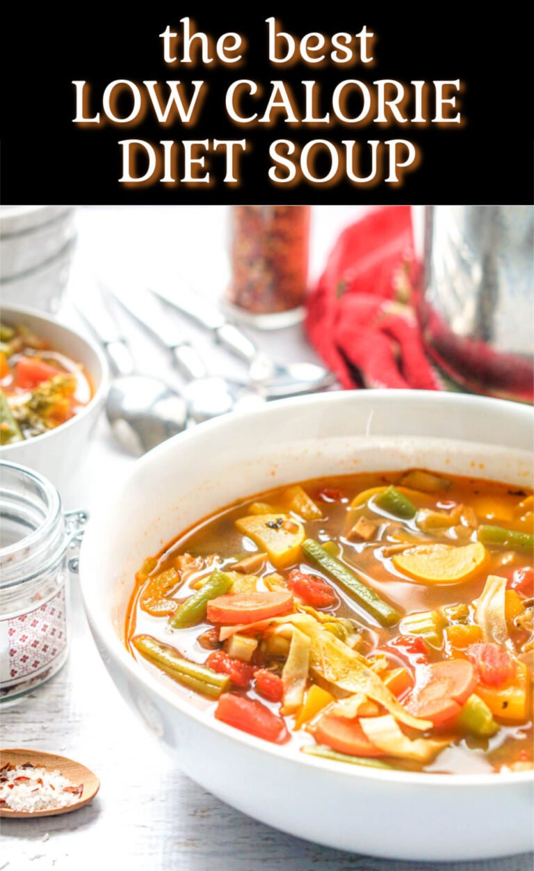 Tasty Low Calorie Low Carb Vegetable Soup Recipe