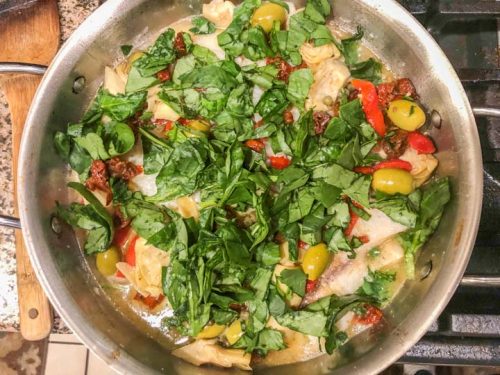 Low Carb Mediterranean Fish Dinner - Healthy Dinner In 20 Minutes! | My ...