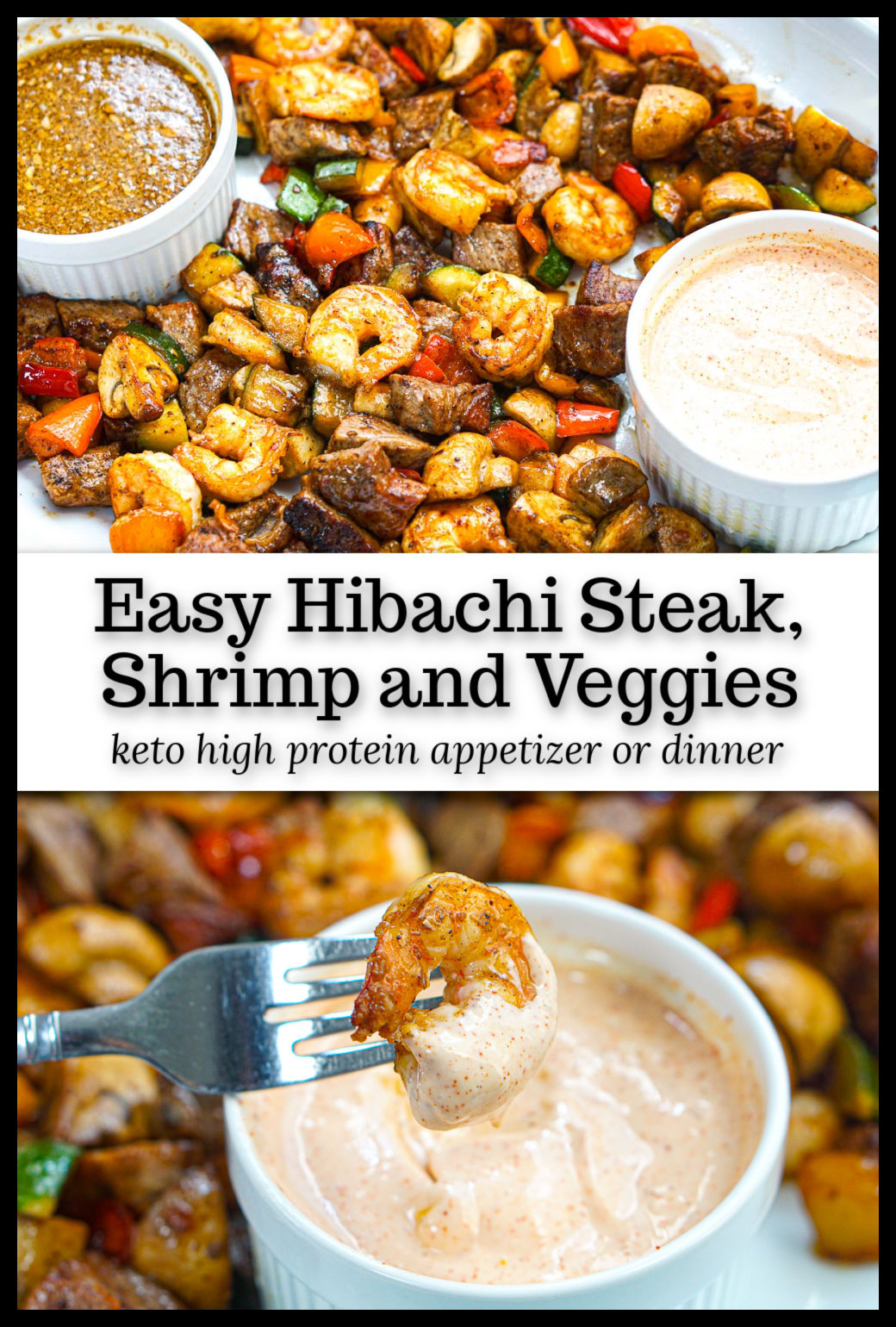 Hibachi Steak and Shrimp Appetizer (keto)