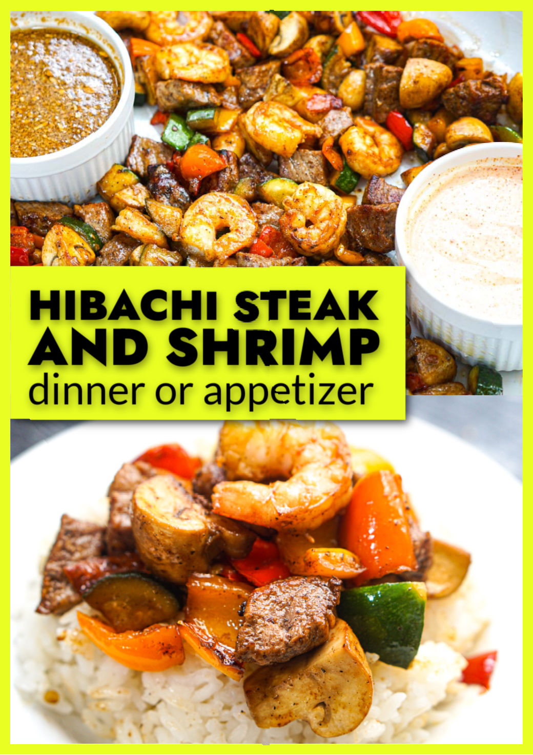 Hibachi Steak and Shrimp Appetizer (keto)