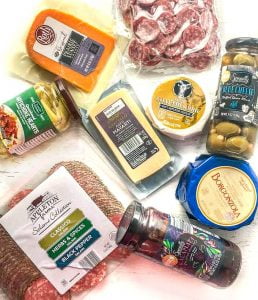 Low Carb Large Salad & Cheese Platter For Parties - Everything From Aldi!