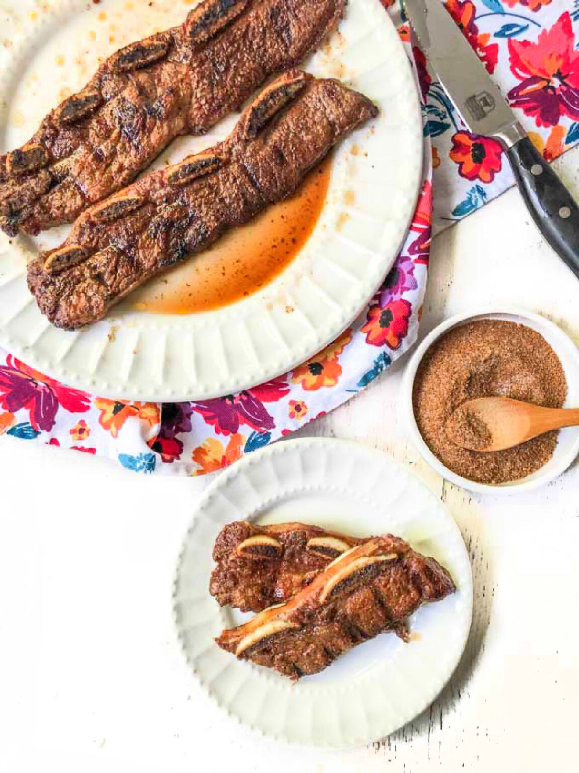 Grilled Short Ribs | easy high protein low carb meal in 10 minutes.