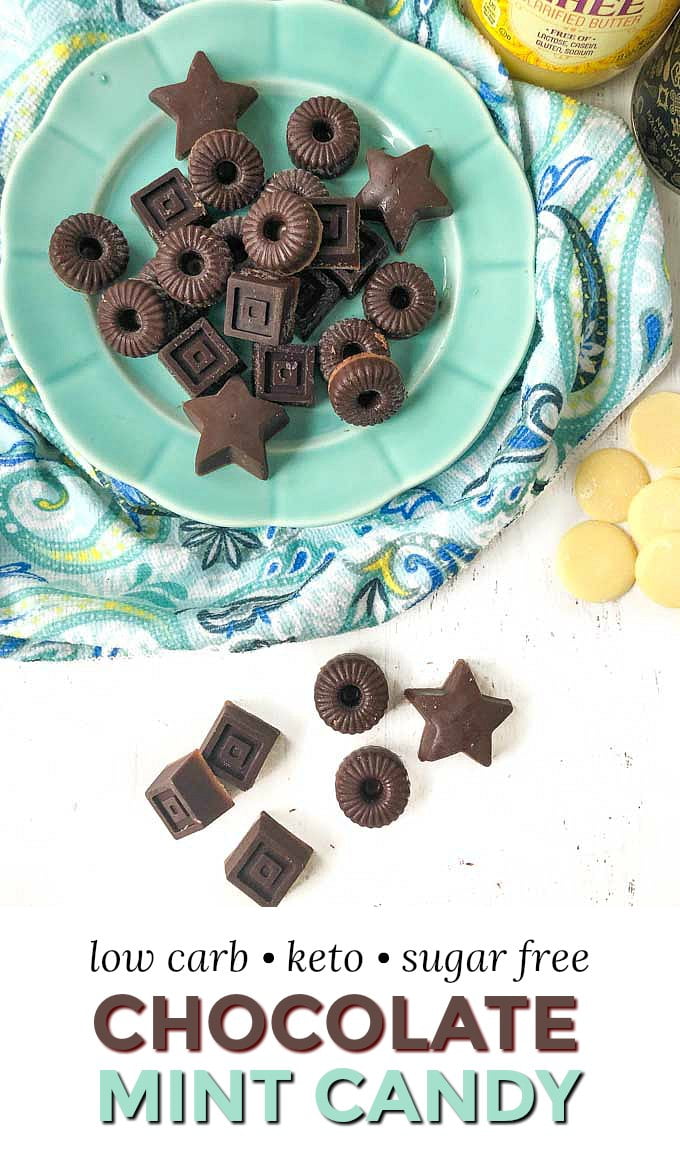 Keto Chocolate Mint Candy - Sugar Free Fat Bombs For An Easy Snack!