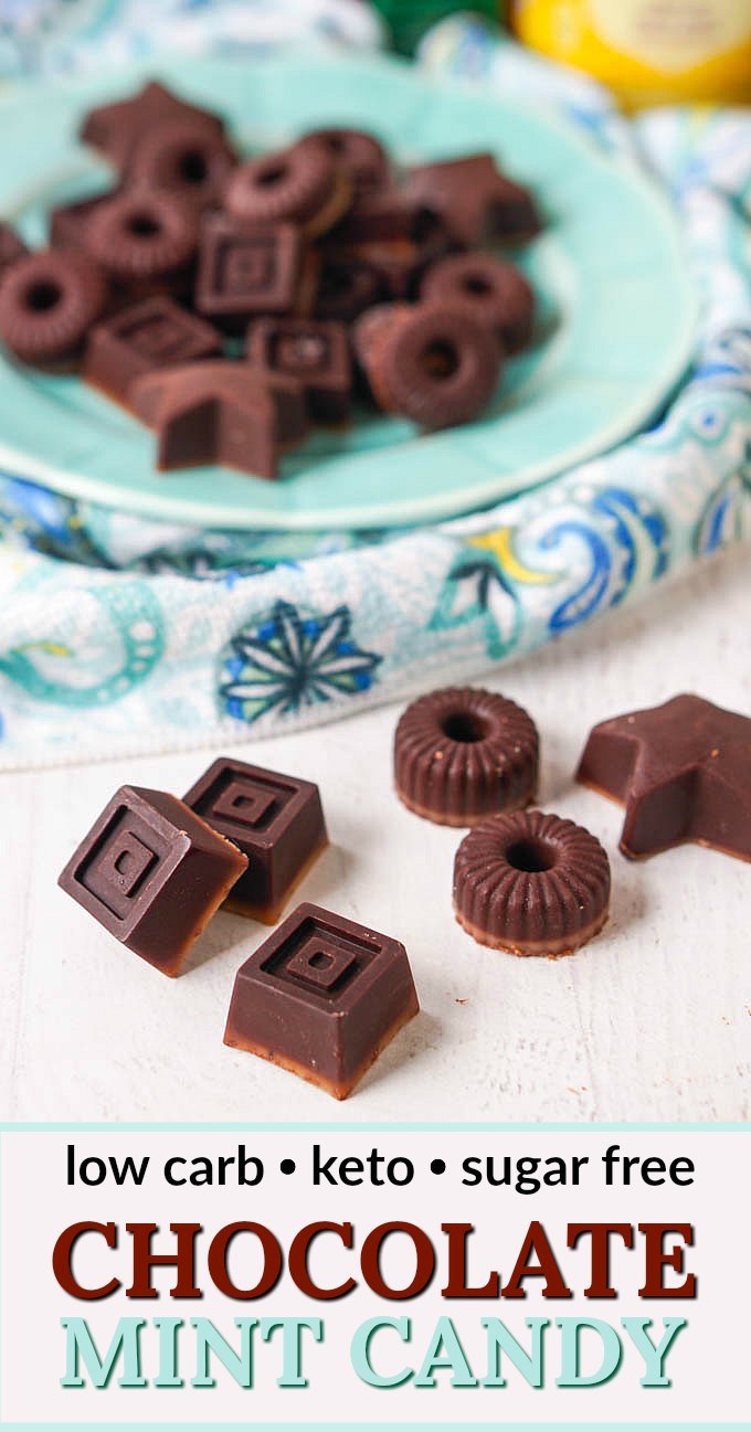 Keto Chocolate Mint Candy - Sugar Free Fat Bombs For An Easy Snack!