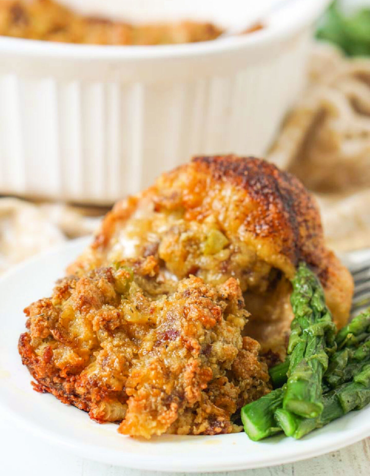 Keto Stuffing Recipe - easy side for holidays and it's gluten free too!