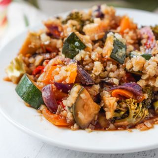 Slow Cooker Stir Fry Vegetables & Cauliflower Rice - Low Calorie | My ...