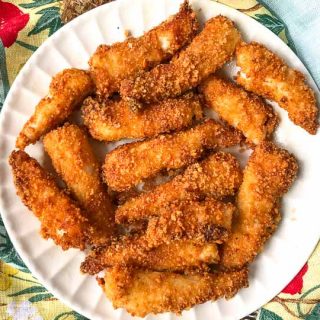 Keto Air Fryer Fish Sticks Recipe - for an easy low carb seafood dinner!