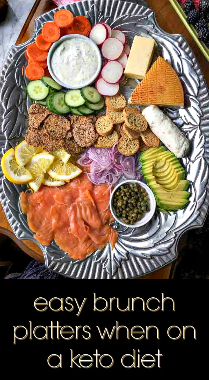 Low Carb Brunch Platters with Keto Arnold Palmer Cocktail or Mocktail