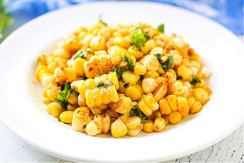 Spicy Mexican Corn using Leftover Corn Recipe | 15 min side dish!