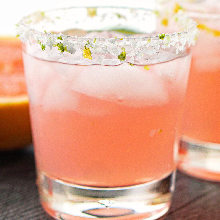 Easy Keto Paloma Recipe - easy sugar free & low calorie tequila cocktail!