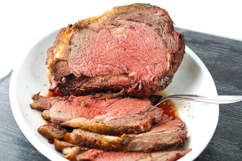 Easy Smoked Rib Roast Recipe - tasty, low carb dinner for Father's Day!