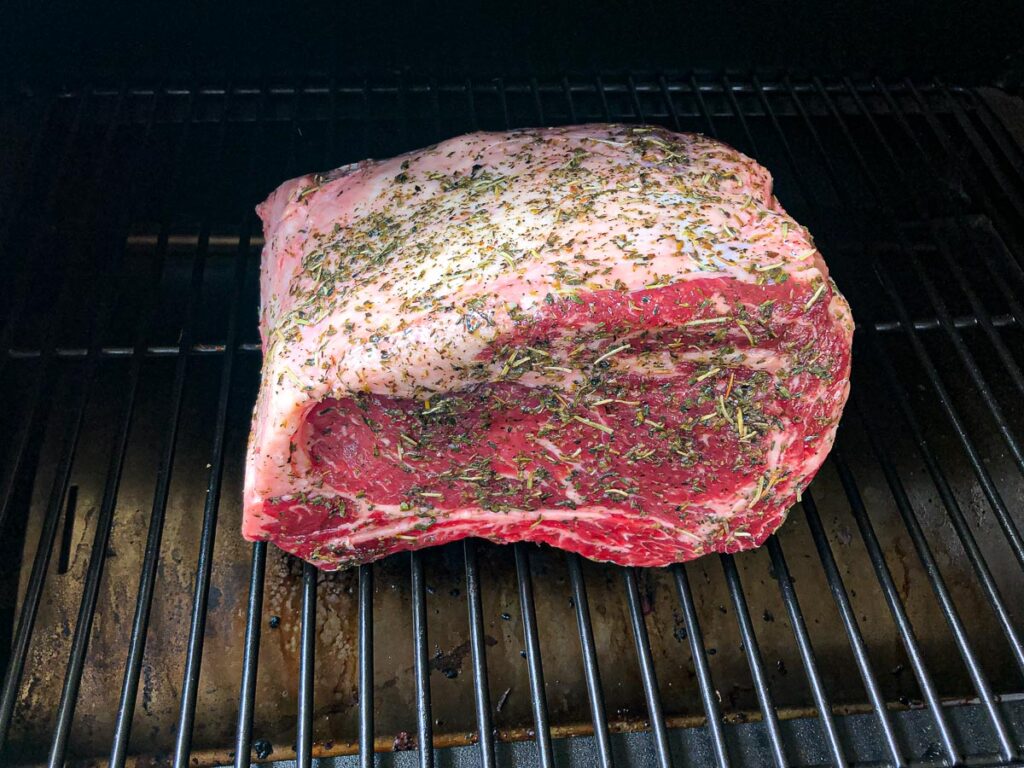 Easy Smoked Rib Roast Recipe - tasty, low carb dinner for Father's Day!