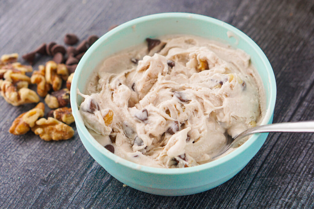 Healthy Chunky Monkey Ice Cream Recipe - blender ice cream in 5 min.
