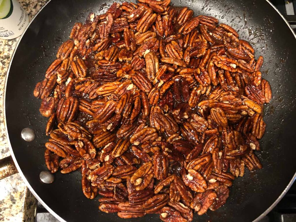 Keto Pumpkin Spice Pecans - easy sugar free snack or homemade gift!