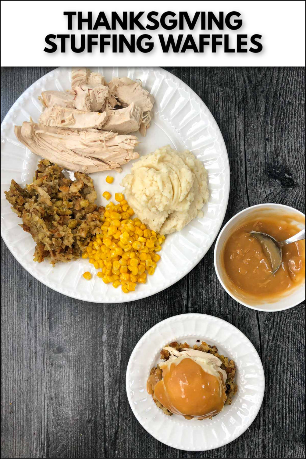 Easy Thanksgiving Leftovers Waffle - easy & fun recipe using just ...