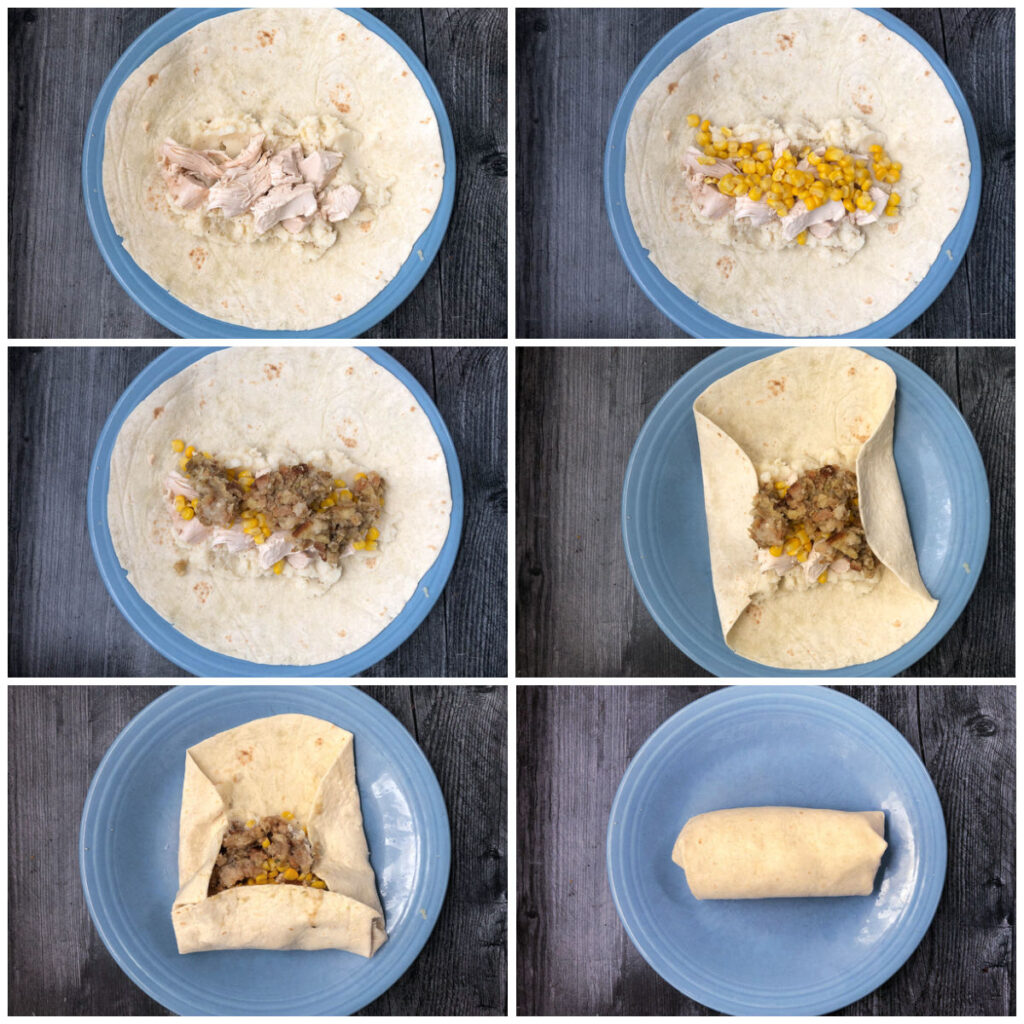 Easy Thanksgiving Burrito using Leftovers - fun & tasty meal the day after!
