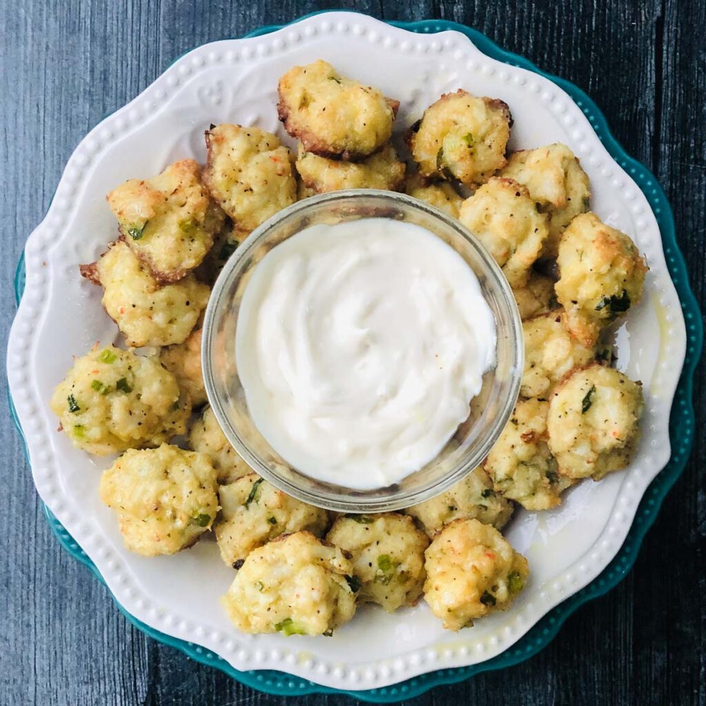 Keto Mini Crab Cakes Recipe - My Life Cookbook - low carb healthy ...