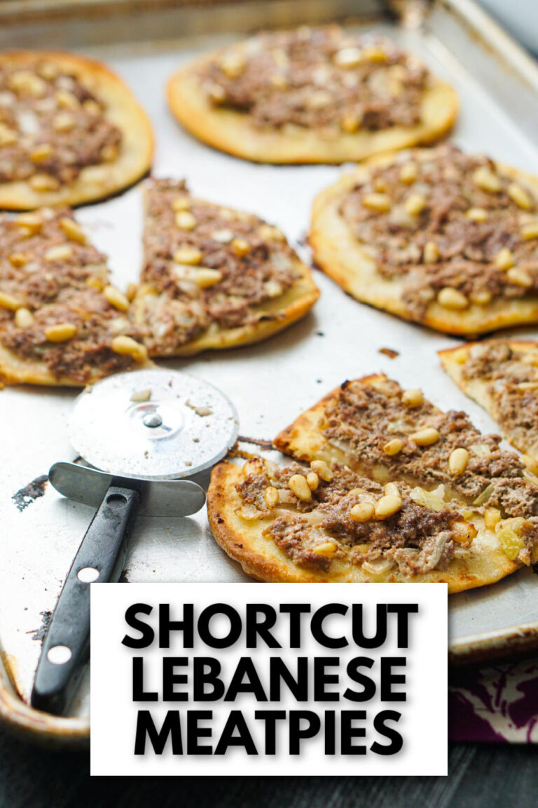 Easy Lebanese Meat Pies Recipe | 30 minute shortcut version!