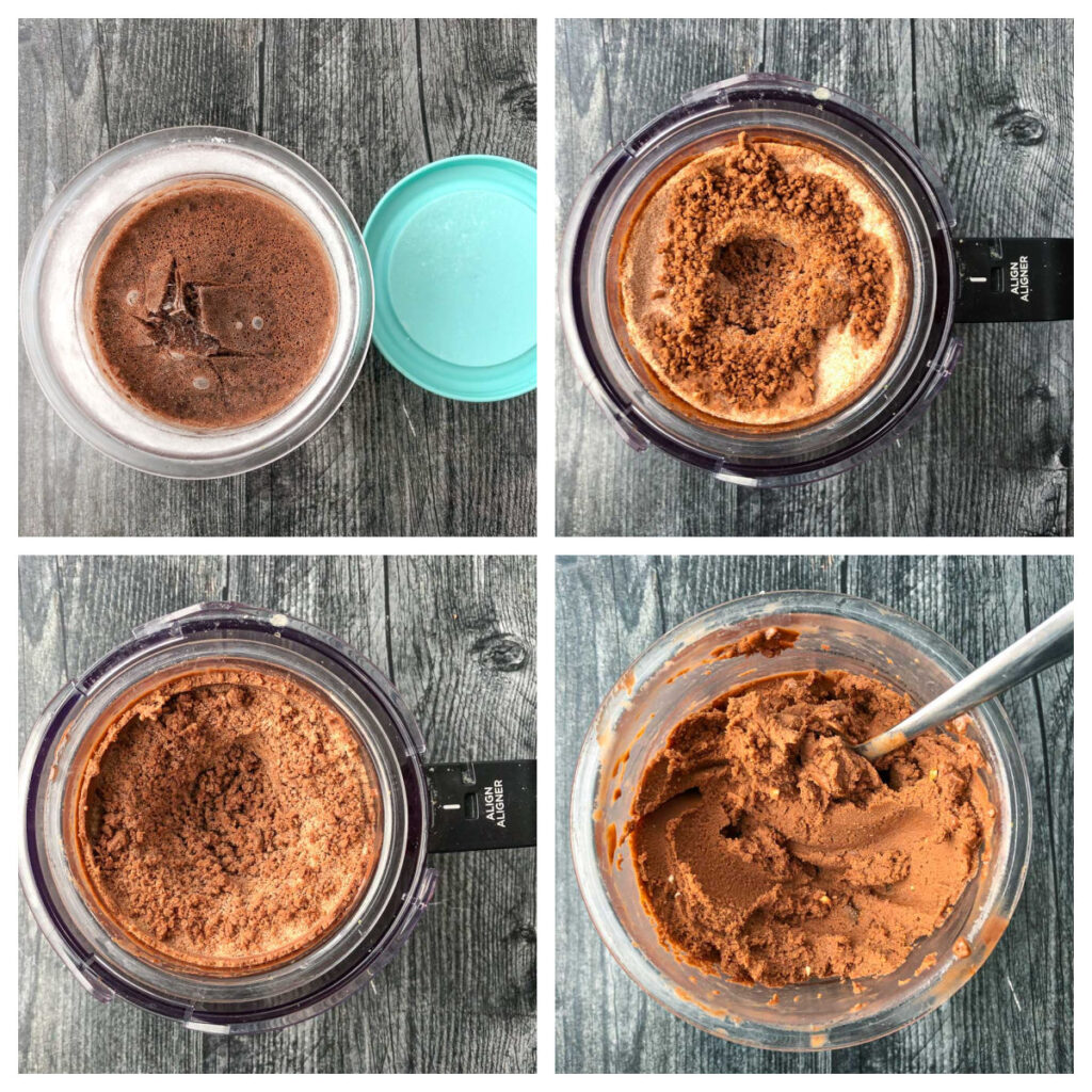 Ninja Creami Chocolate Ice Cream Recipe | low carb & high protein