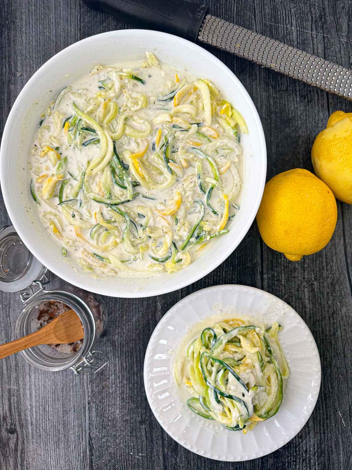 Keto Lemon Ricotta Pasta Recipe | low calorie dinner in 15 mins!