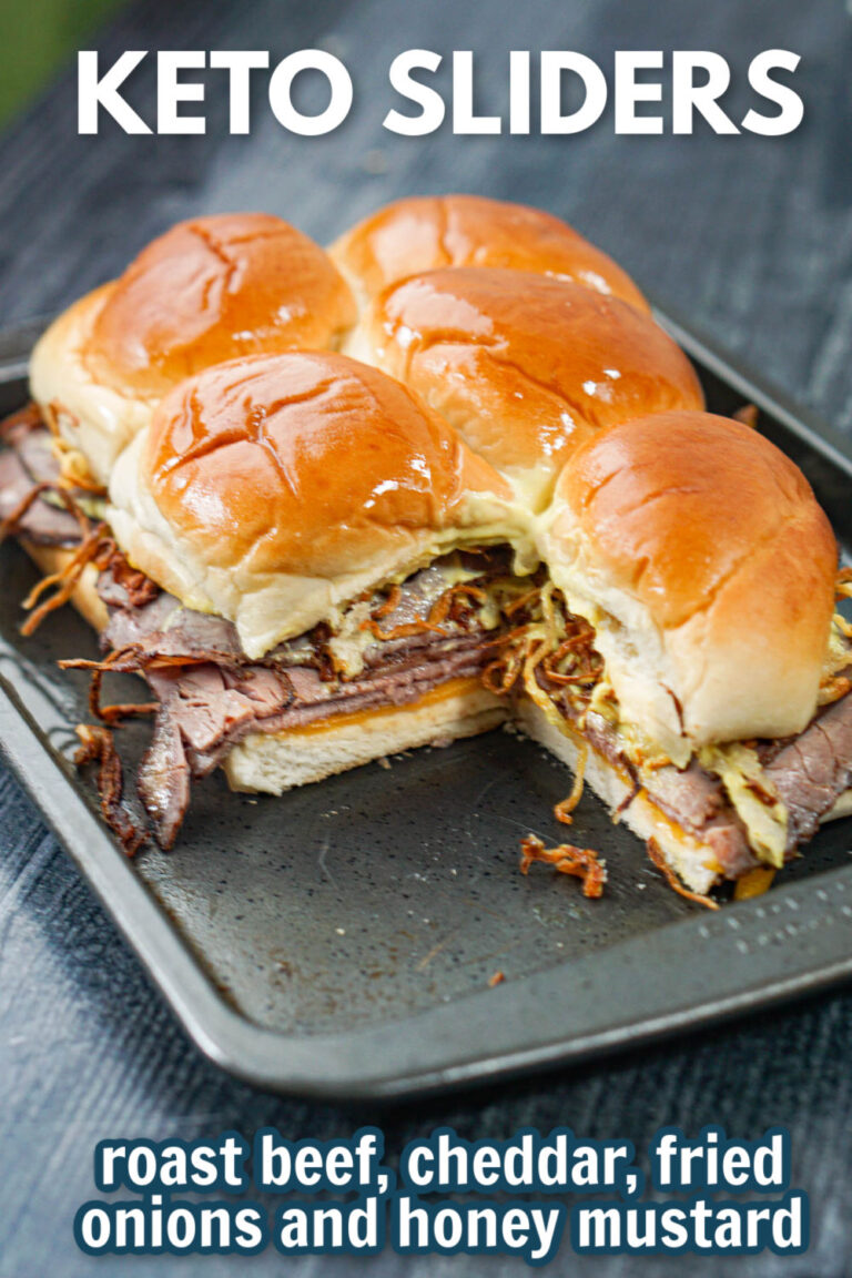 Keto Roast Beef Sliders | for an easy low carb snack or party food!