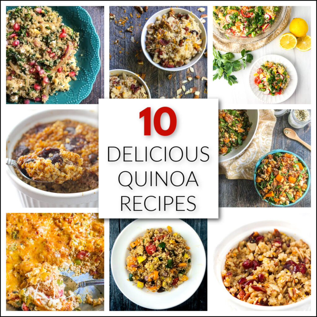 10 Healthy and Delicious Quinoa Recipes | sweet, savory, hot, cold
