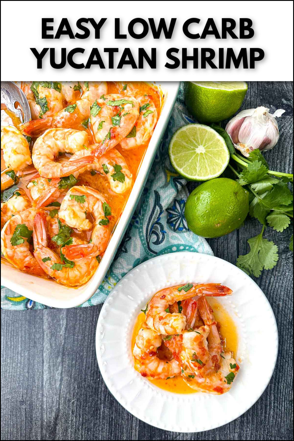 Keto Yucatan Shrimp Recipe | easy, spicy peel & eat shrimp dish!