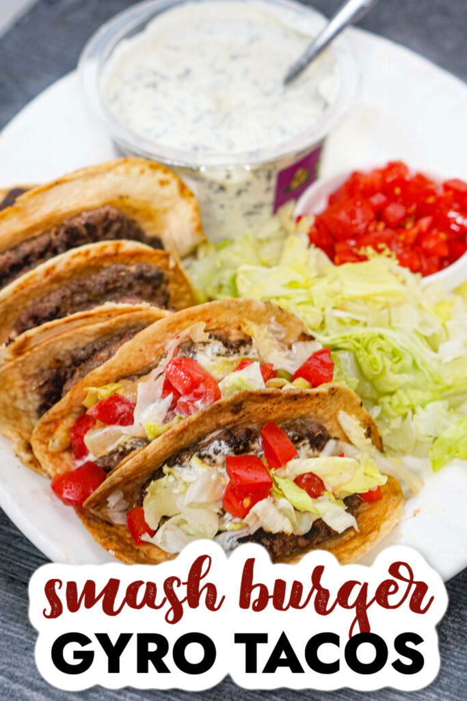 Keto Gyro Smash Burger Tacos | 10 min low carb high protein meal