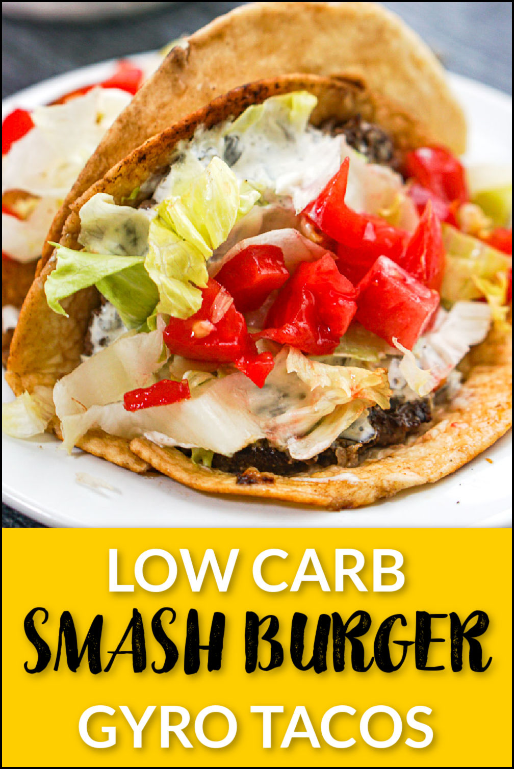 Keto Gyro Smash Burger Tacos | 10 min low carb high protein meal