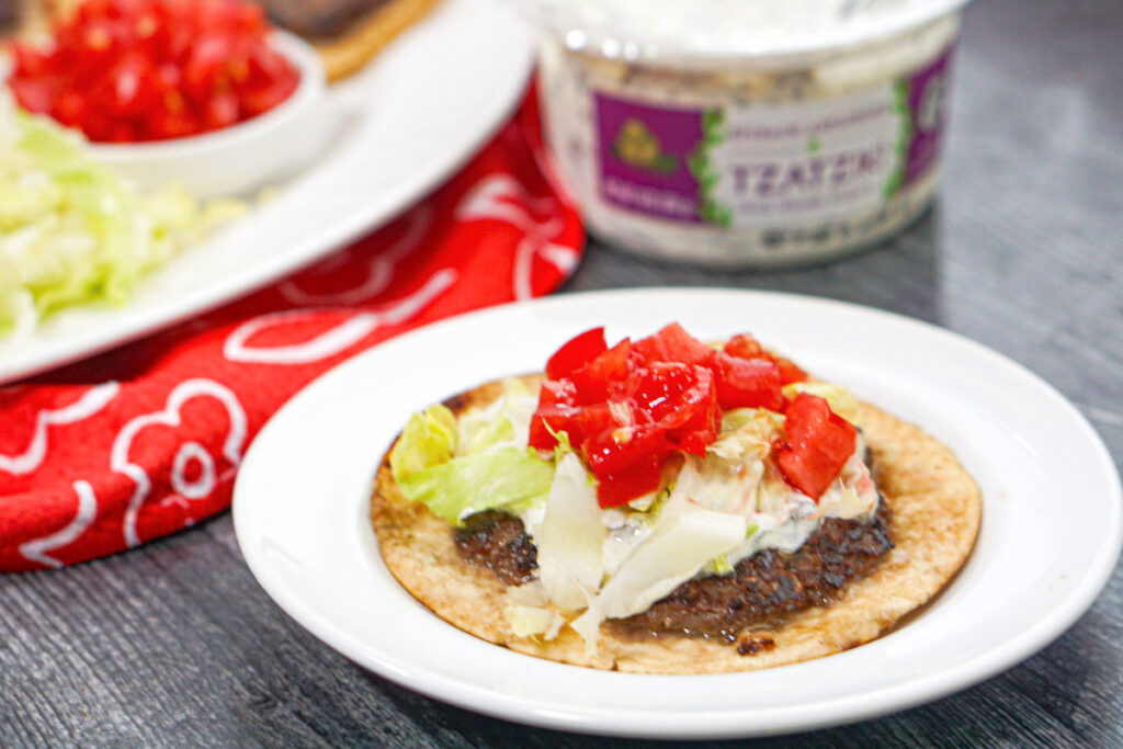 Keto Gyro Smash Burger Tacos | 10 min low carb high protein meal