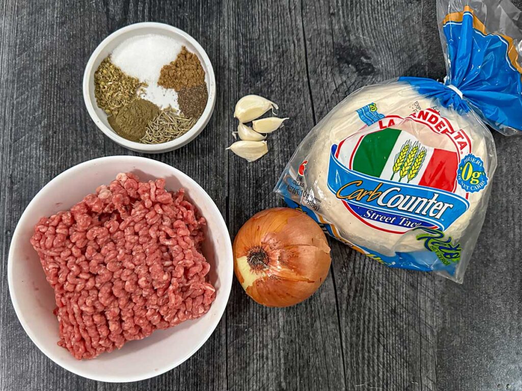 Keto Gyro Smash Burger Tacos | 10 min low carb high protein meal