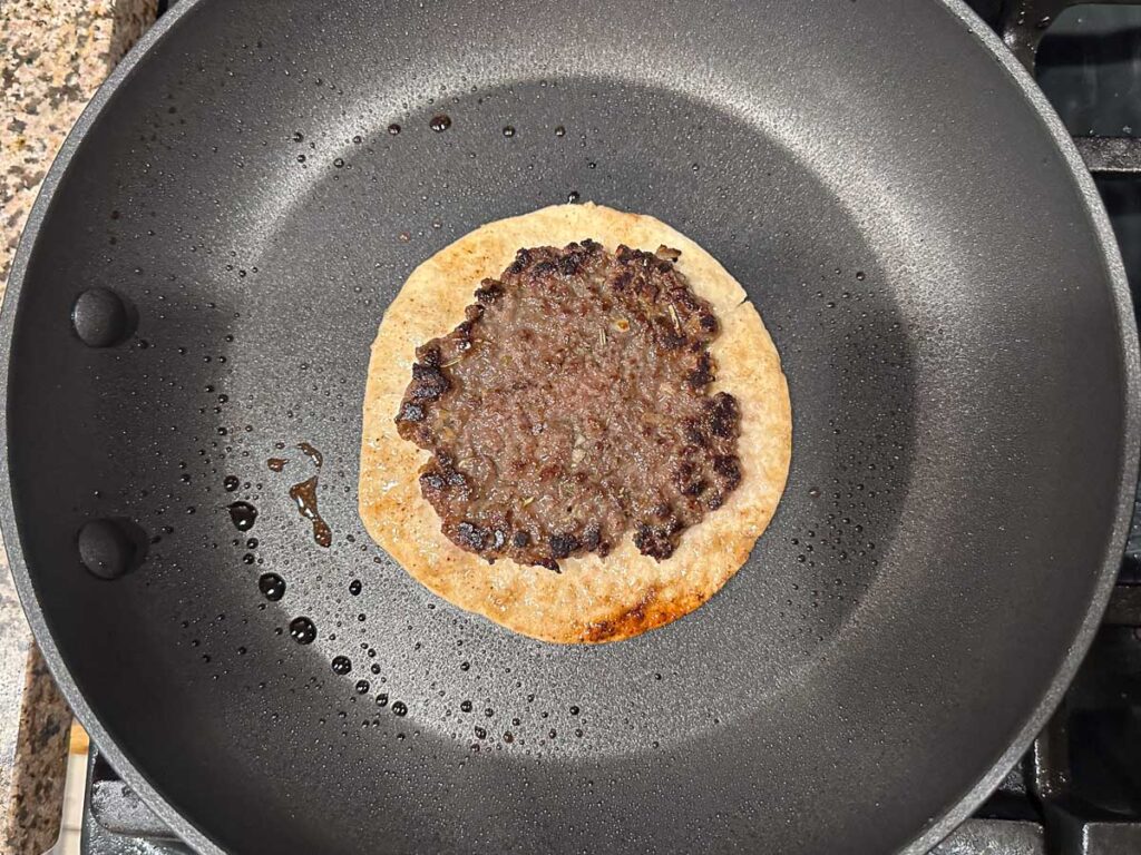 Keto Gyro Smash Burger Tacos | 10 min low carb high protein meal