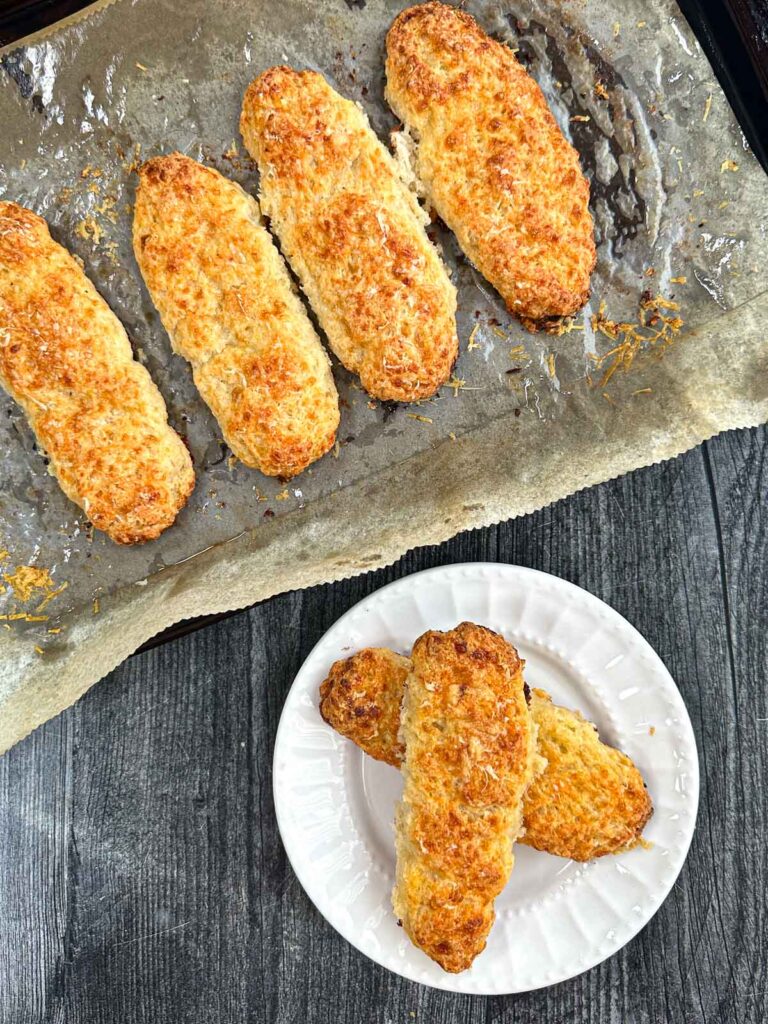 Cottage Cheese Breadsticks Recipe | easy, low carb & high protein