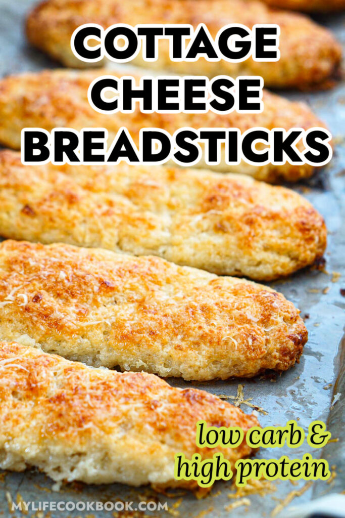 Cottage Cheese Breadsticks Recipe | easy, low carb & high protein